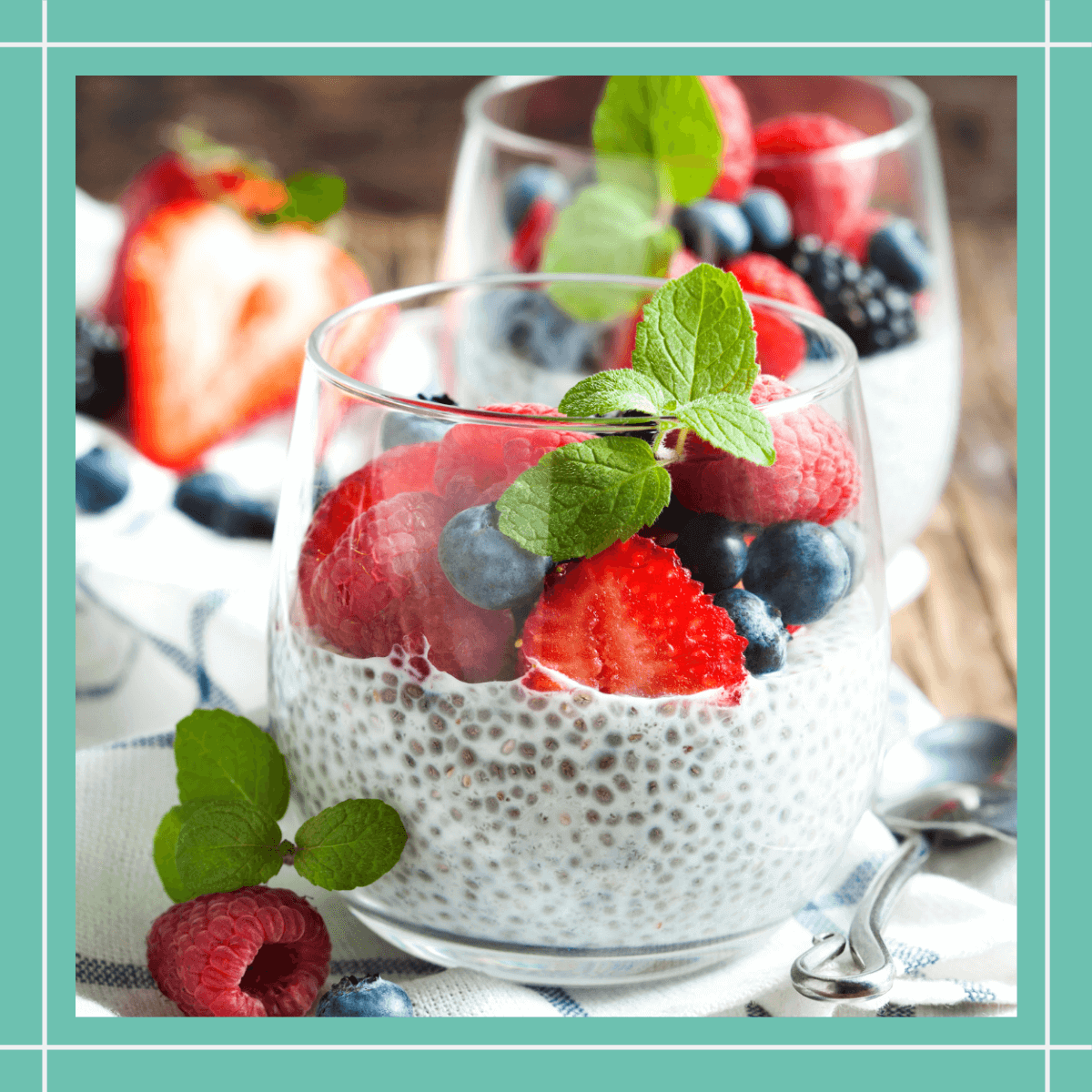 Receta Pudin de Chía con Frutas Cómo hacer Ingredientes